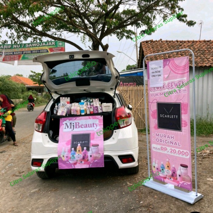 Jual DOOR FRAME BANNER/STANDING BANNER/STAND FRAME 60X160 | Shopee ...