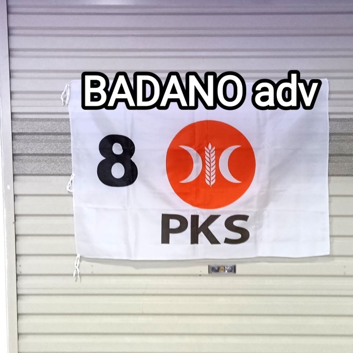 Jual BENDERA PARTAI PKS UKURAN 60X90 (100 PCS) | Shopee Indonesia