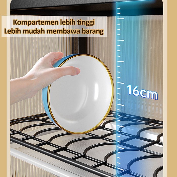 Jual Rak Piring Tertutup Stainless Lemari Piring Tertutup Tebal ...