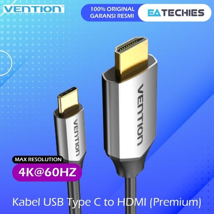 Jual Vention Kabel USB Type C to HDMI Converter / USB C Mac Android Windows | Shopee Indonesia