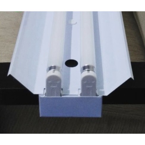 Jual Kap Lampu TKO LED 2x18w 60cm kap TKO TL 2x8w Philips Komplit ...