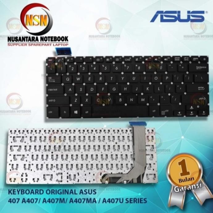 Jual Keyboard Original Asus 407 A407 / A407M / A407MA / A407U Series ...