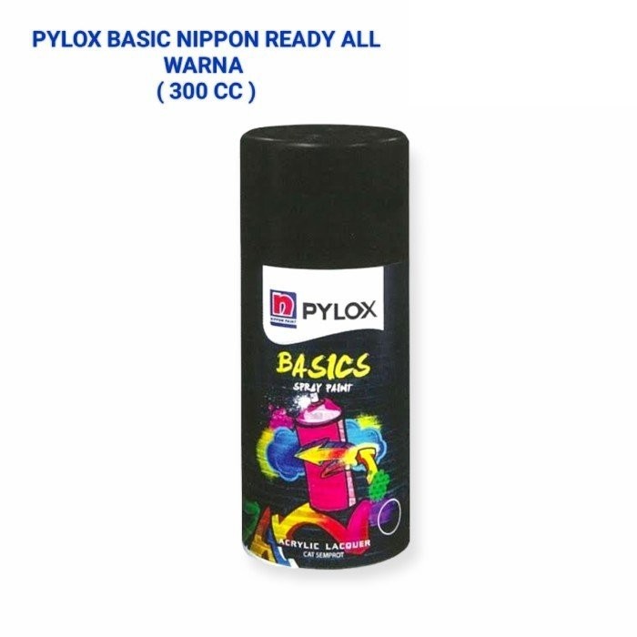 Jual Nippon Paint Cat Semprot 300Cc Pylox Basic Spray 300 Cc Pilok Basic | Shopee Indonesia
