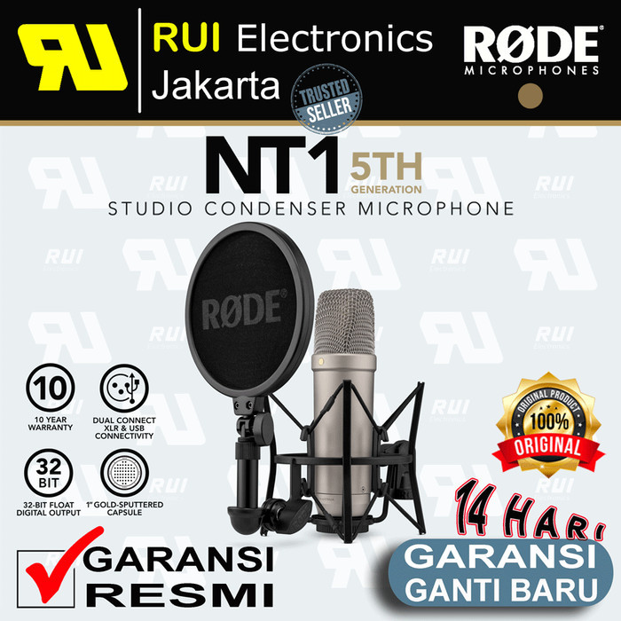 Jual Rode NT1 5th Generation Studio Condenser Microphone NT1 Gen5 | Shopee Indonesia