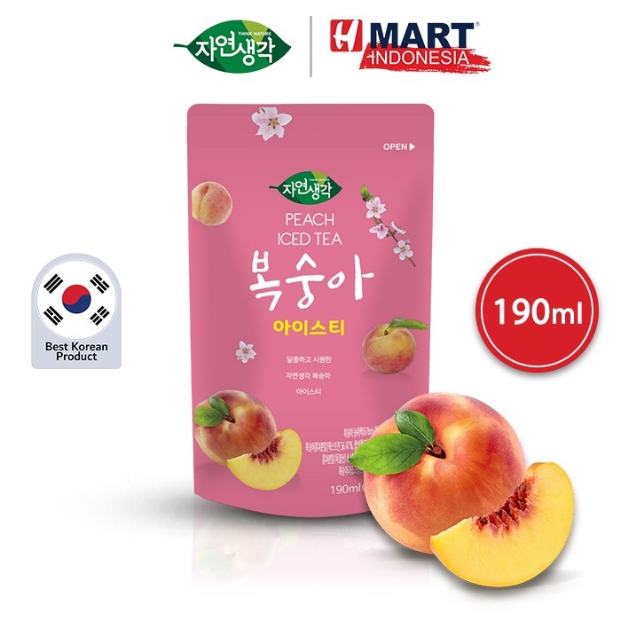 Jual Think Nature Peach Iced Tea - Minuman Teh Rasa Buah Persik 190Ml | Shopee Indonesia