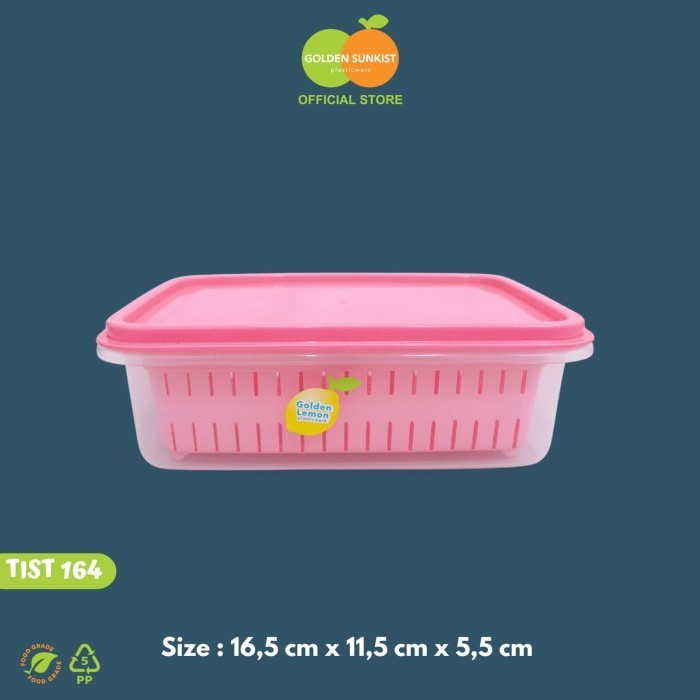Jual Kotak Makan / Tempat Saringan Ikan Golden Sunkist (Tist 164 ...