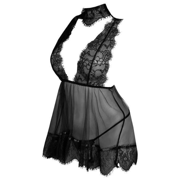 Jual L1272 Lingerie Baju Tidur Haram Babydoll Mini Dress A Line Sexy ...
