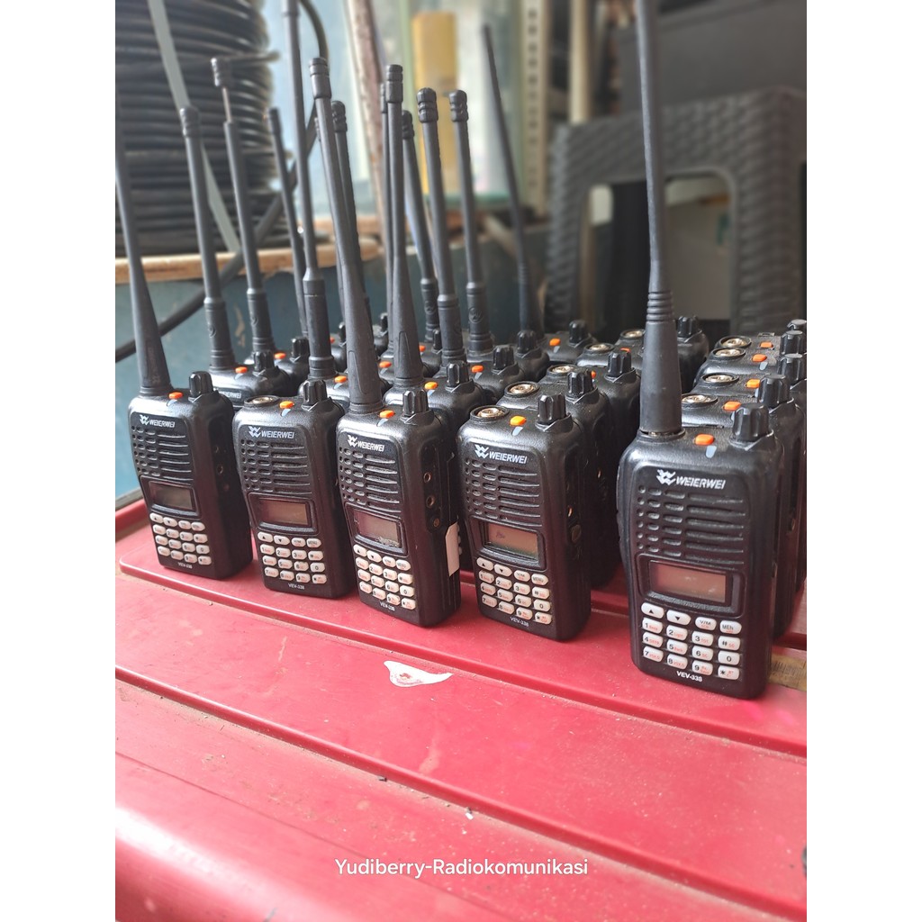 Jual Ht Weierwei Vev338 Bekas VEV-338 Frekuensi VHF Second Frekuensi 136Mhz sd 174 Mhz Weierwei ...