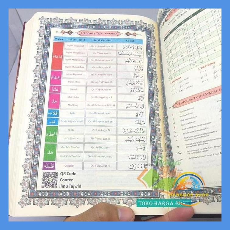 Jual AL-QURAN AL-AZIM A4 HC BESAR RASM UTSMANI TAJWID WARNA TERJEMAH PER AYAT LATIN RUMI PERKATA ...