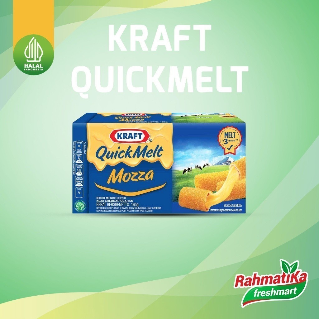 Jual Kraft Quick Melt / Keju Cheddar Olahan / Keju Cepat Leleh 165 gram ...