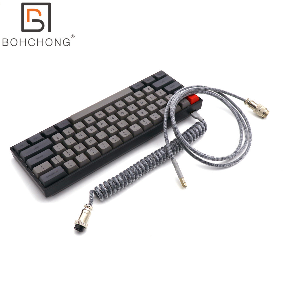 Jual HONYA SK61 mechanical keyboard & USB Coiled Cable NKRO Gateron ...