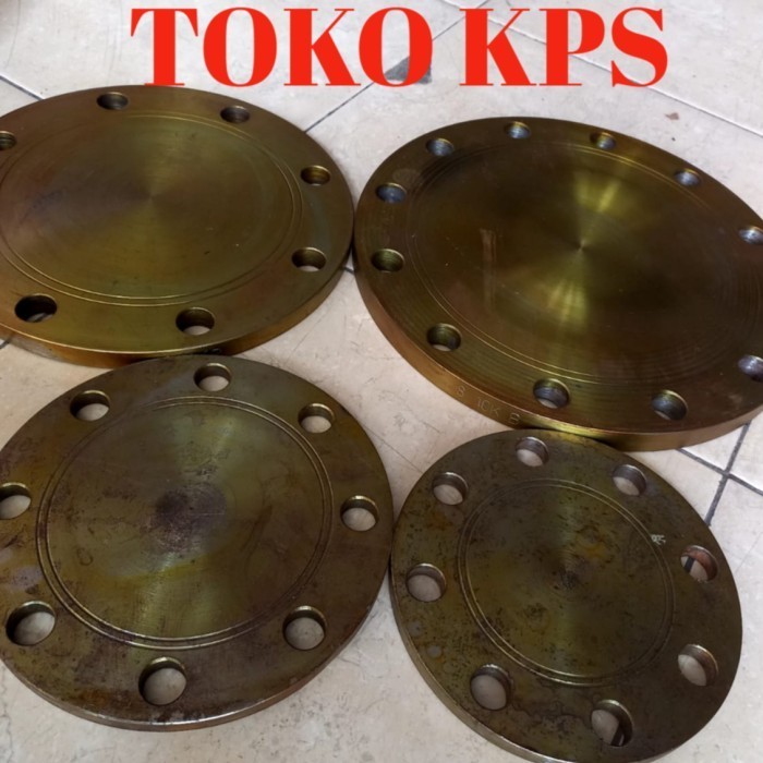 Jual Flange Buta/Blind Flange CS 4" PN 16 | Shopee Indonesia