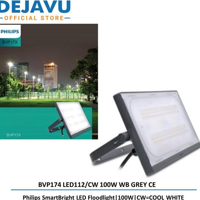 Jual Lampu Sorot Philips BVP174 LED112/CW 100W WB GREY CE (WW / NW / CW) | Shopee Indonesia