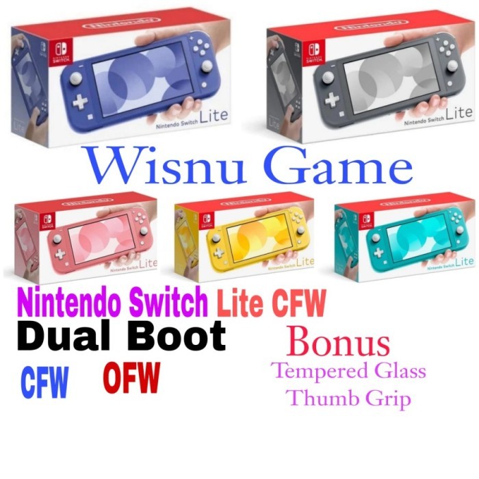 Jual Nitendo Switch Lite CFW Memori 128gb 256gb 512gb isi Game Full ...