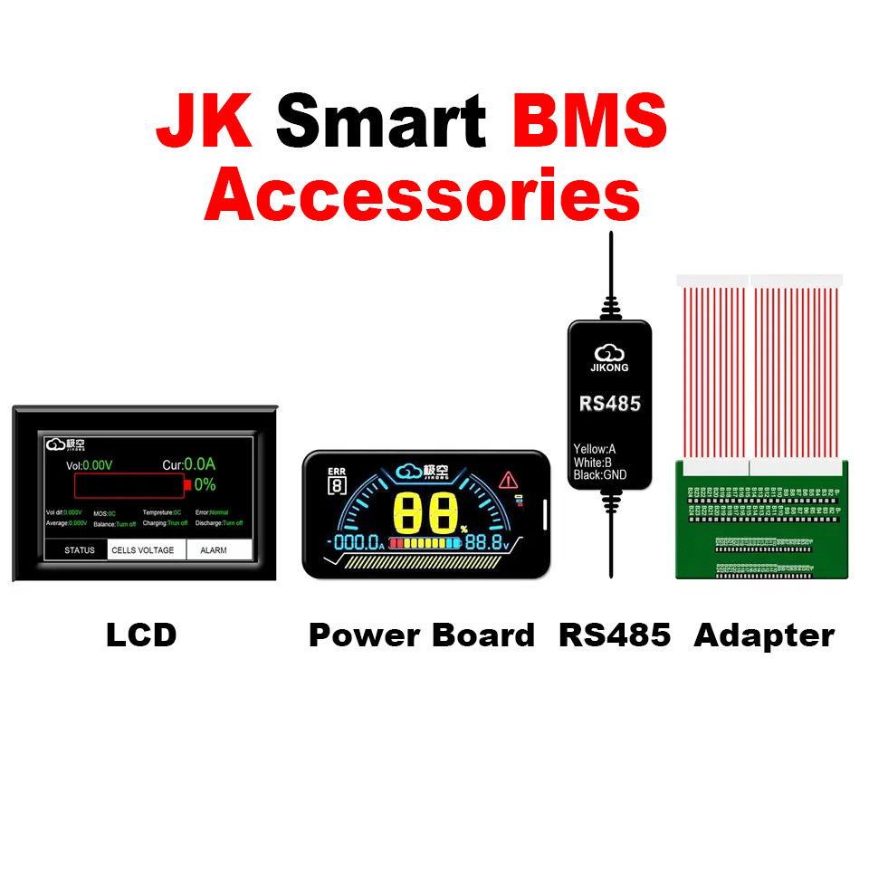 Jual JK smart BMS Accessories LCD CAN module RS485 Power Indicator ...
