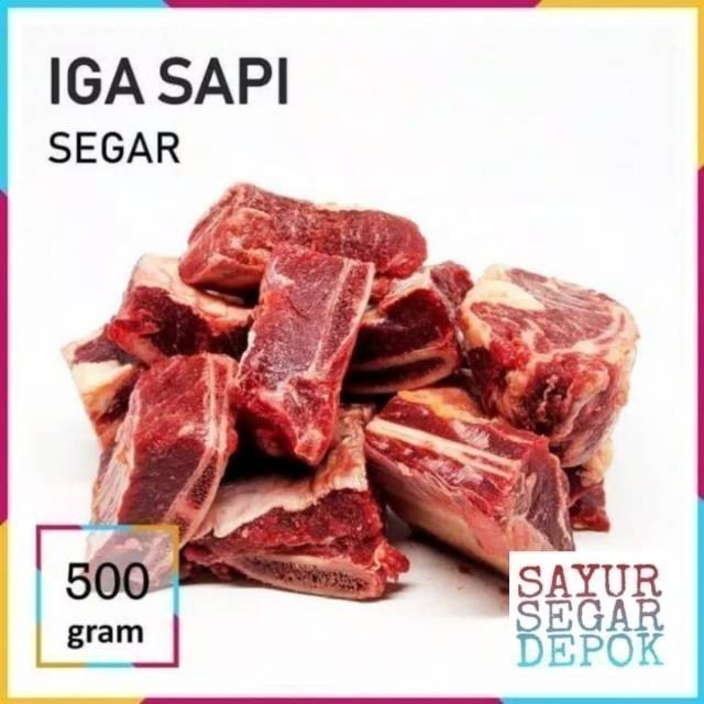 Jual Iga sapi segar 500g / sayur segar depok | Shopee Indonesia