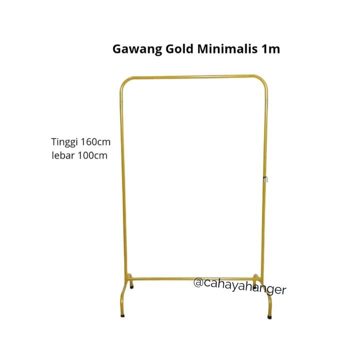 Jual GAWANG BAJU MINIMALIS MODEL MULIG 100 CM BESI GANTUNGAN PIPA BESI ...