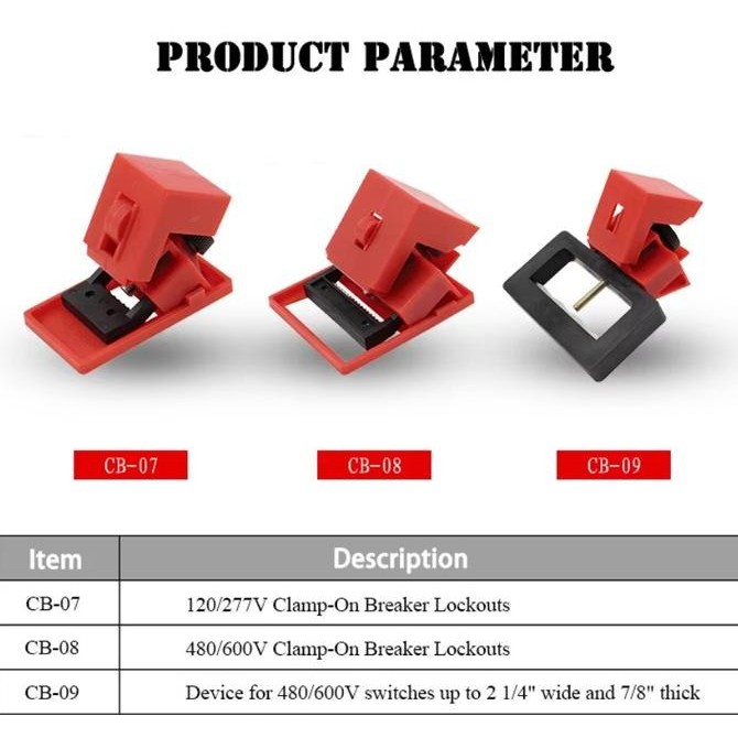 Jual Pemutus Kelistrikan Circuit Breaker Lock Out Clamp On Mcb Lock Out ...