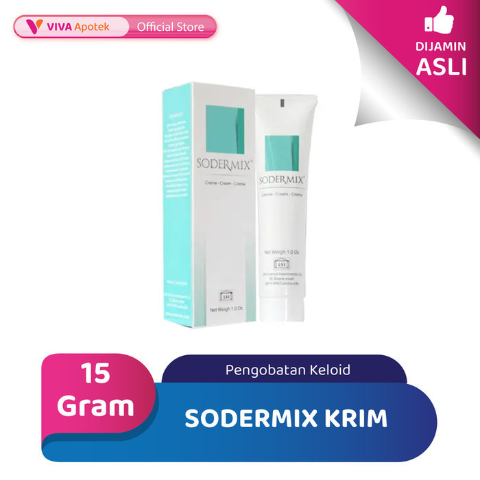 Jual Sodermix Cream Perawatan Bekas Luka/Scar pada Kulit (15 Gram ...