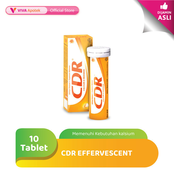Jual CDR Effervescent Memenuhi Kebutuhan Kalsium (10 Tablet Eff ...