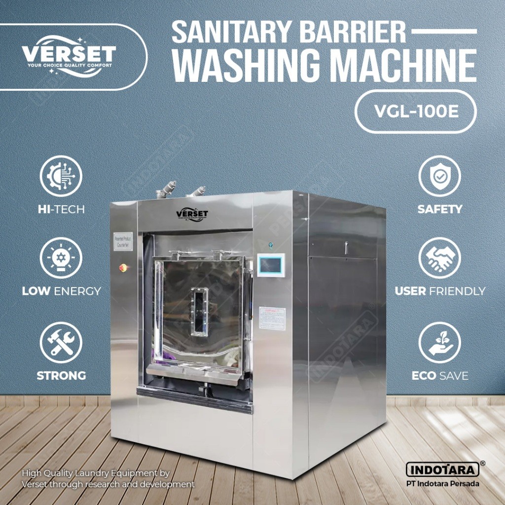 Jual Sanitary Mesin Cuci Barrier Washer Extractor - Verset VGL-100E ...