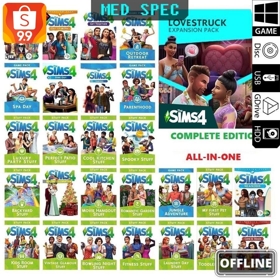 Jual the sims ultimate collection full pack complete all dlc expansions ...