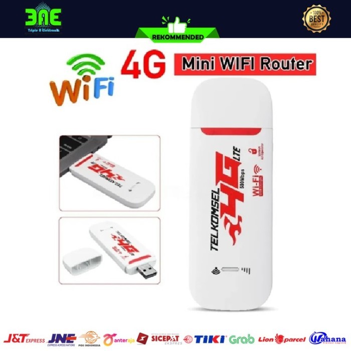 Jual HARGA DISC - Modem USB Wingle 4G LTE 300Mbps Wifi 3in1 Unlock ...