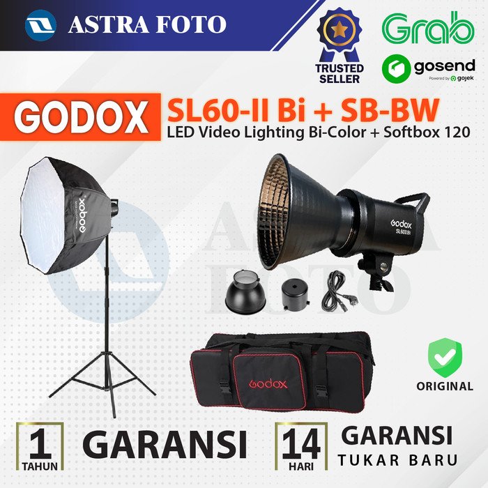 Jual Godox Sl-60Ii Bi Video Led Bowens Mount Sl60 Ii Bi Lampu Studio ...