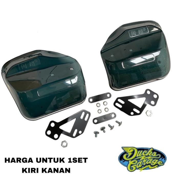 Jual knuckle hand guard honda astrea impressa legenda jdm transparan ...