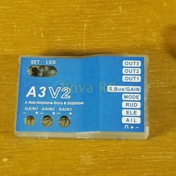 Jual 3 Axis Gyro A3 V2 Flight Untuk Pesawat Rc Fixed-Wing Sayap Tetap ...