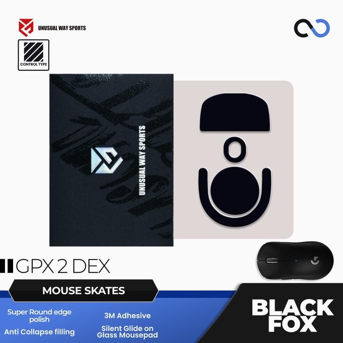 Jual Miliki Unusual Way Sports Black Fox Logitech G Pro X Superlight 2 ...