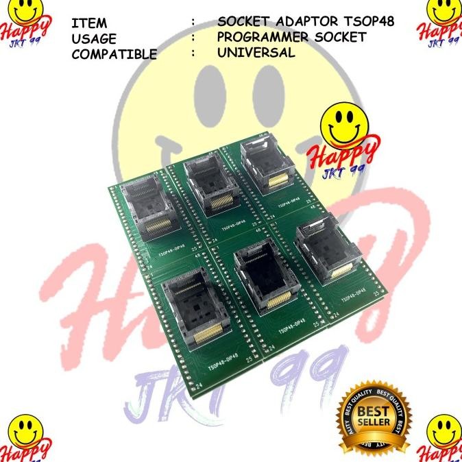 Jual ADAPTER SOCKET TSOP48 TO DIP48 IC NAND FLASH LAPTOP PS3 PS4 PS5 ...