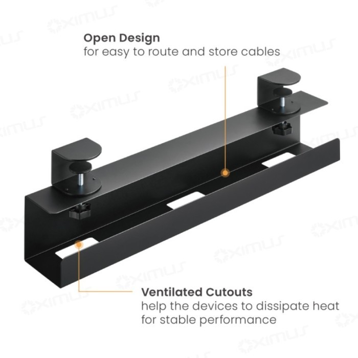 Jual Bracket Oximus C85 Under Desk Cable Management Tray | Shopee Indonesia