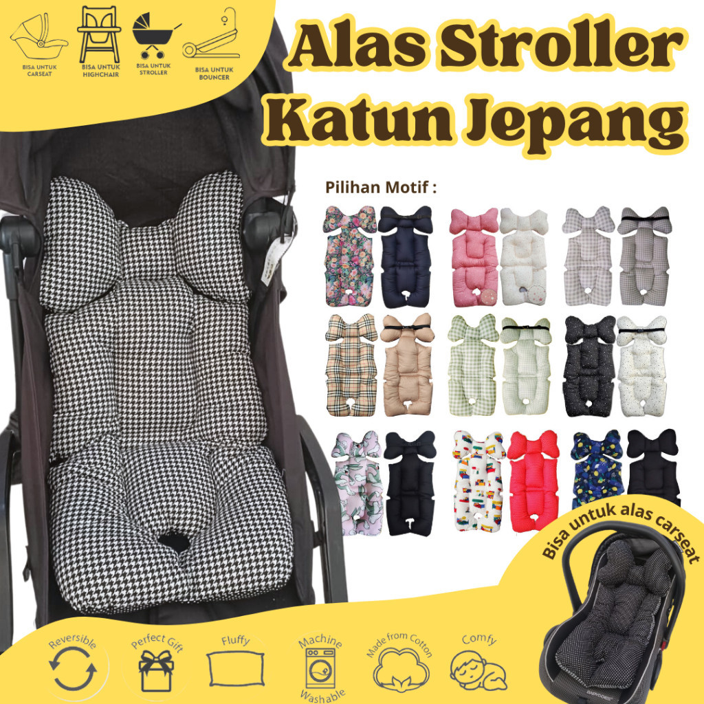 Jual Alas Stroller Bahan KATUN JEPANG Akachan spad jp pad | Shopee ...