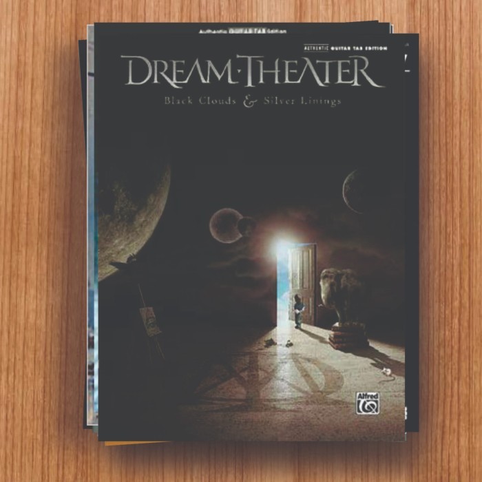 Jual Buku Tablature Gitar Dream Theater BLACK CLOUDS & SILVER LININGS ...
