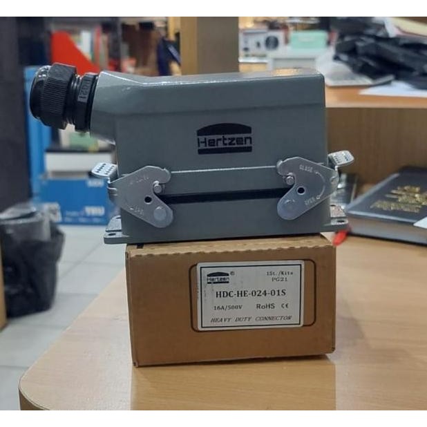 Jual HEAVY DUTY CONNECTOR 24 PIN HDC HE 024 HERTZEN BUKAN HARTING | Shopee Indonesia