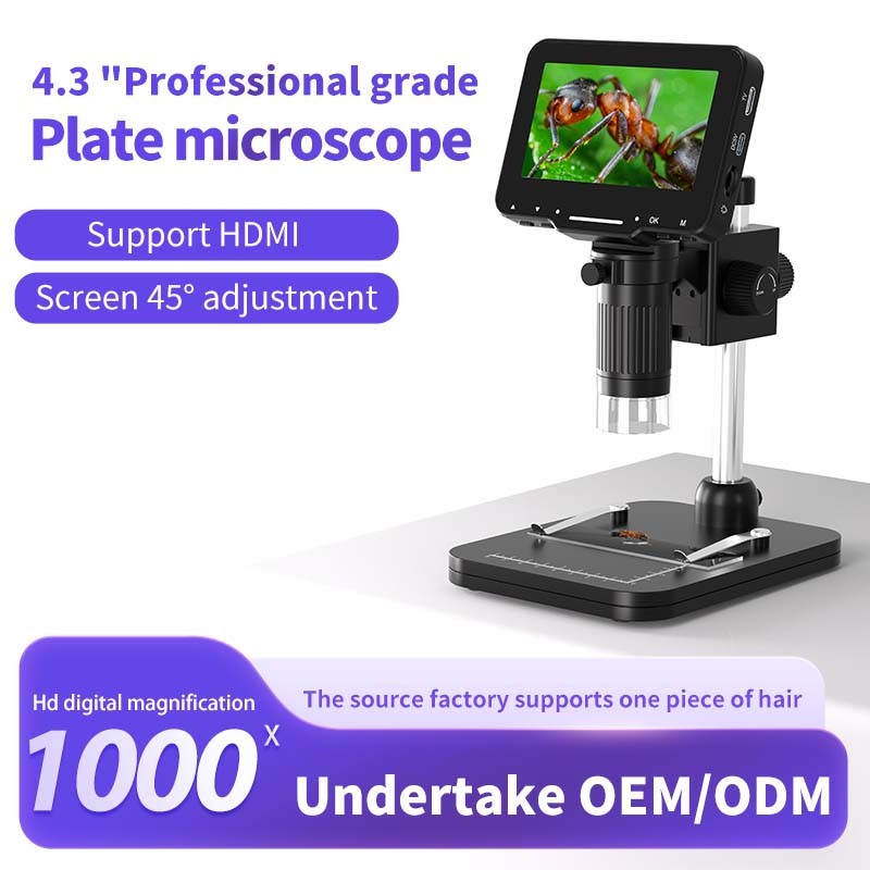 Jual CMTOFIC 2023 New 1000x 4.3" Digital Microscope 1080P Microscopio ...