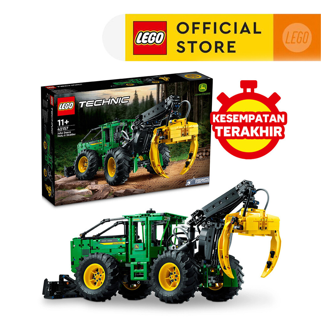 Jual LEGO Technic 42157 John Deere 948L-II Skidder Building Toy Set ...