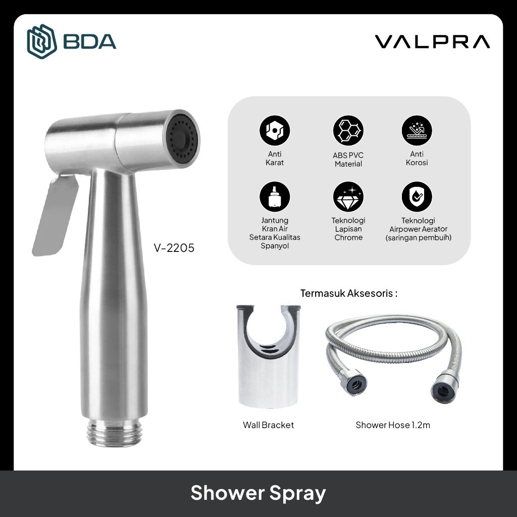 Jual Valpra Jet Shower Closet Jet Washer Toilet Shower Jet Toilet V ...