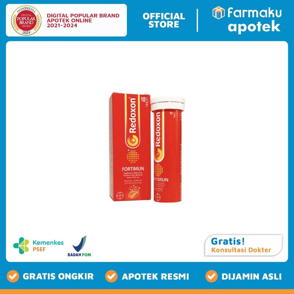 Jual Redoxon Fortimun Effervescent 10 Tablet - ASB | Shopee Indonesia
