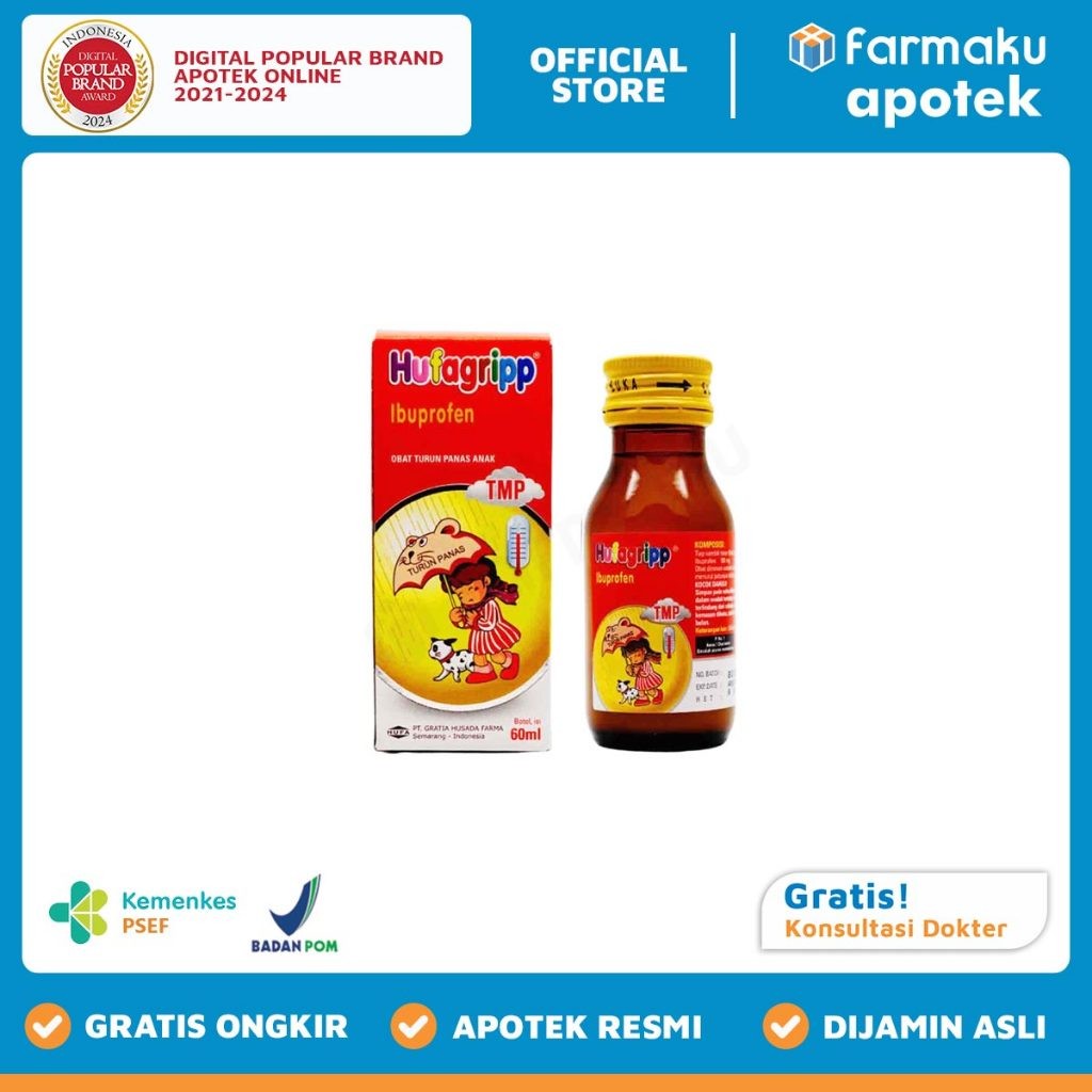 Jual Hufagripp TMP Merah Syrup 60 ml - MKR | Shopee Indonesia