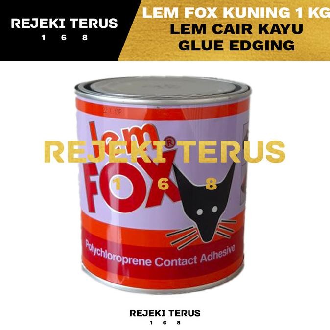 Jual Lem FOX Kuning 1 kg Lem Cair Kayu Glue Edging HPL Serbaguna | Shopee Indonesia