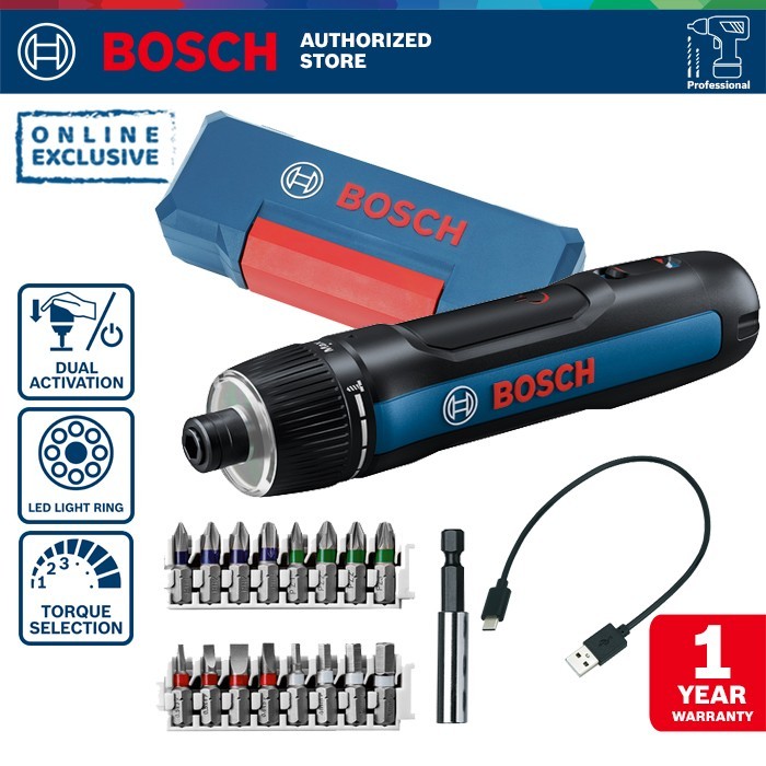 Jual Bosch Cordless Screwdriver / Obeng Baterai 3.6Volt Go Gen2 ...