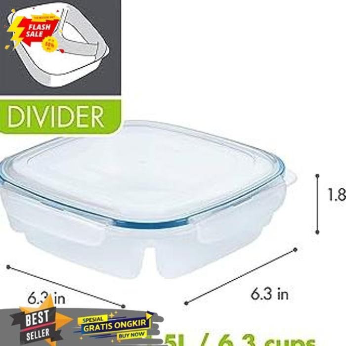 Jual TODAY LOCK N LOCK HPL970 / HPL971 - SQUARE SHORT FOOD PP CONTAINER ...