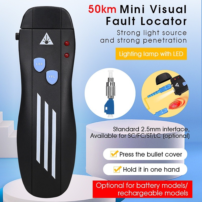 Jual Comptyco Rechargeable Mini Visual Fault Locator 50MW Detektor ...
