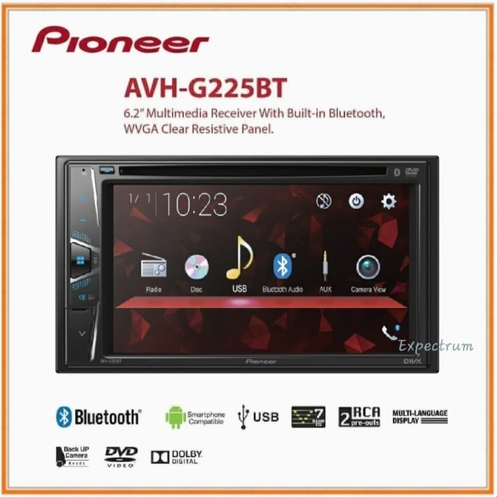 Jual HARGA DISC - Pioneer AVH-G225BT Tape Mobil AVH G225 BT Double Din Head Unit Audio | Shopee ...