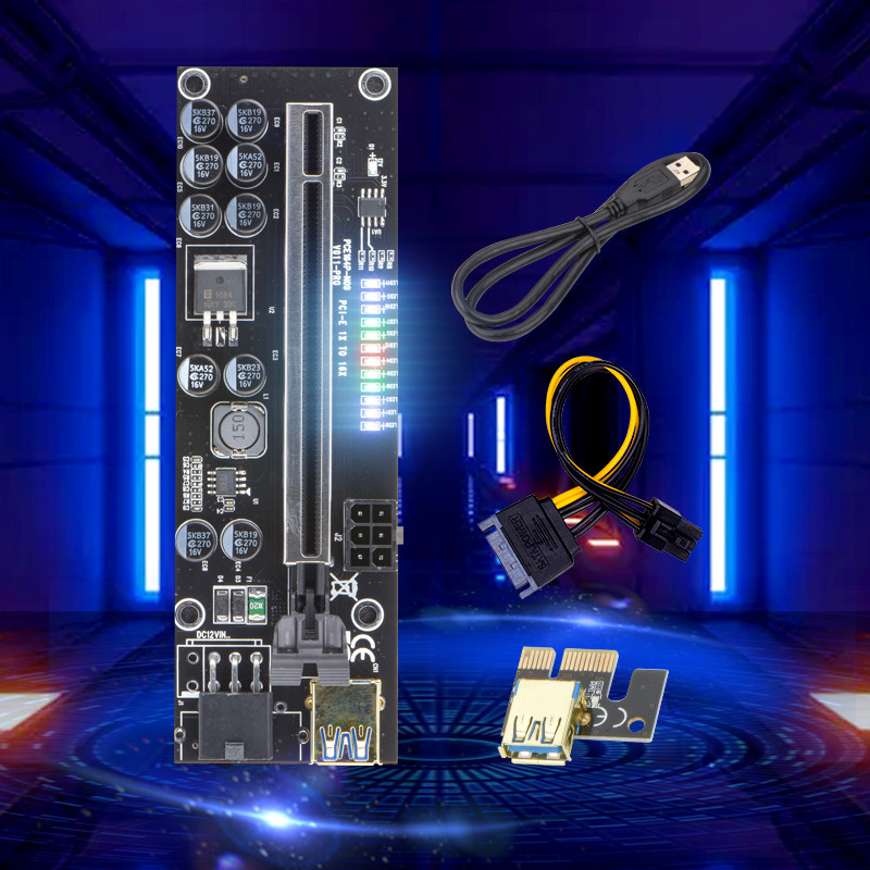 Jual BARU PCIE Riser V011 Pro PCI-E Riser for Video Card Riser 011 Pro PCI Express X16 USB 3.0 ...