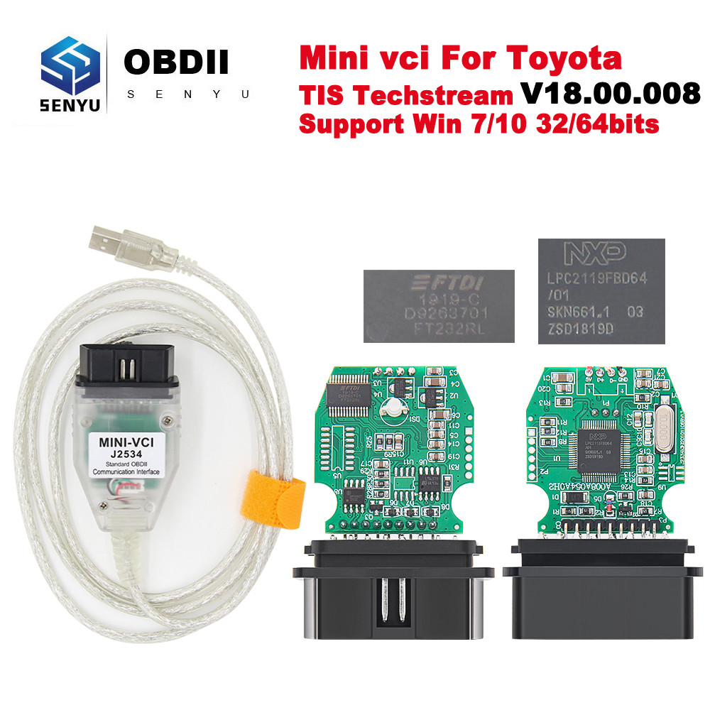 Jual SALE mini vci V18.00.008 TIS Techstream For Toyota minivci FTDI ...