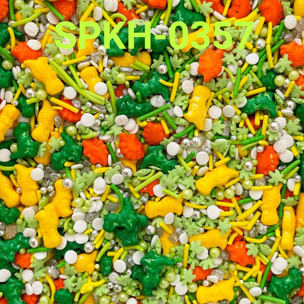 Jual SPKH-0357 Sprinkles sprinkle 500gr binatang dinosaurus mix meses ...