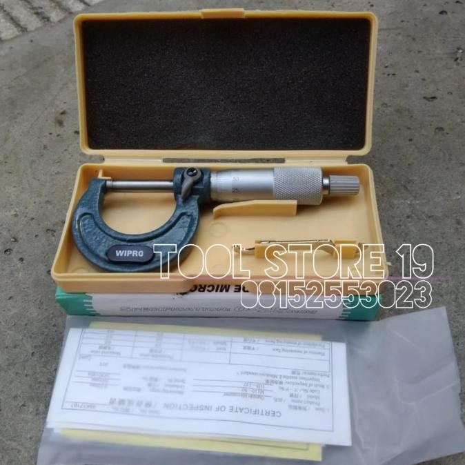 Jual Alat Ukur Diameter Dalam Micrometer Outside 0-25 Mm Original Wipro ...